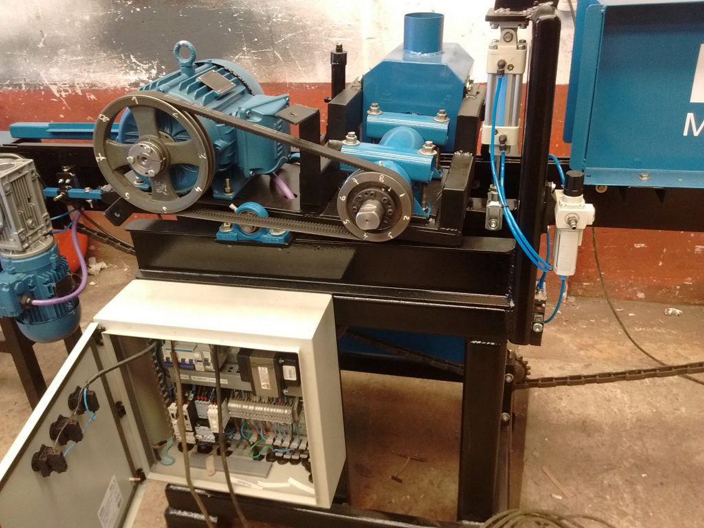 Biseladora de tablas ultimos detalles - Maquinas Automatizadas